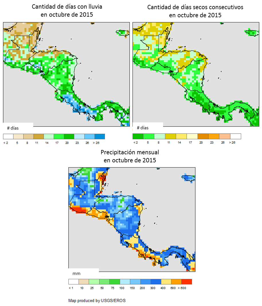 Resumen climático de Centroamérica de octubre 2015 - ClimaYa